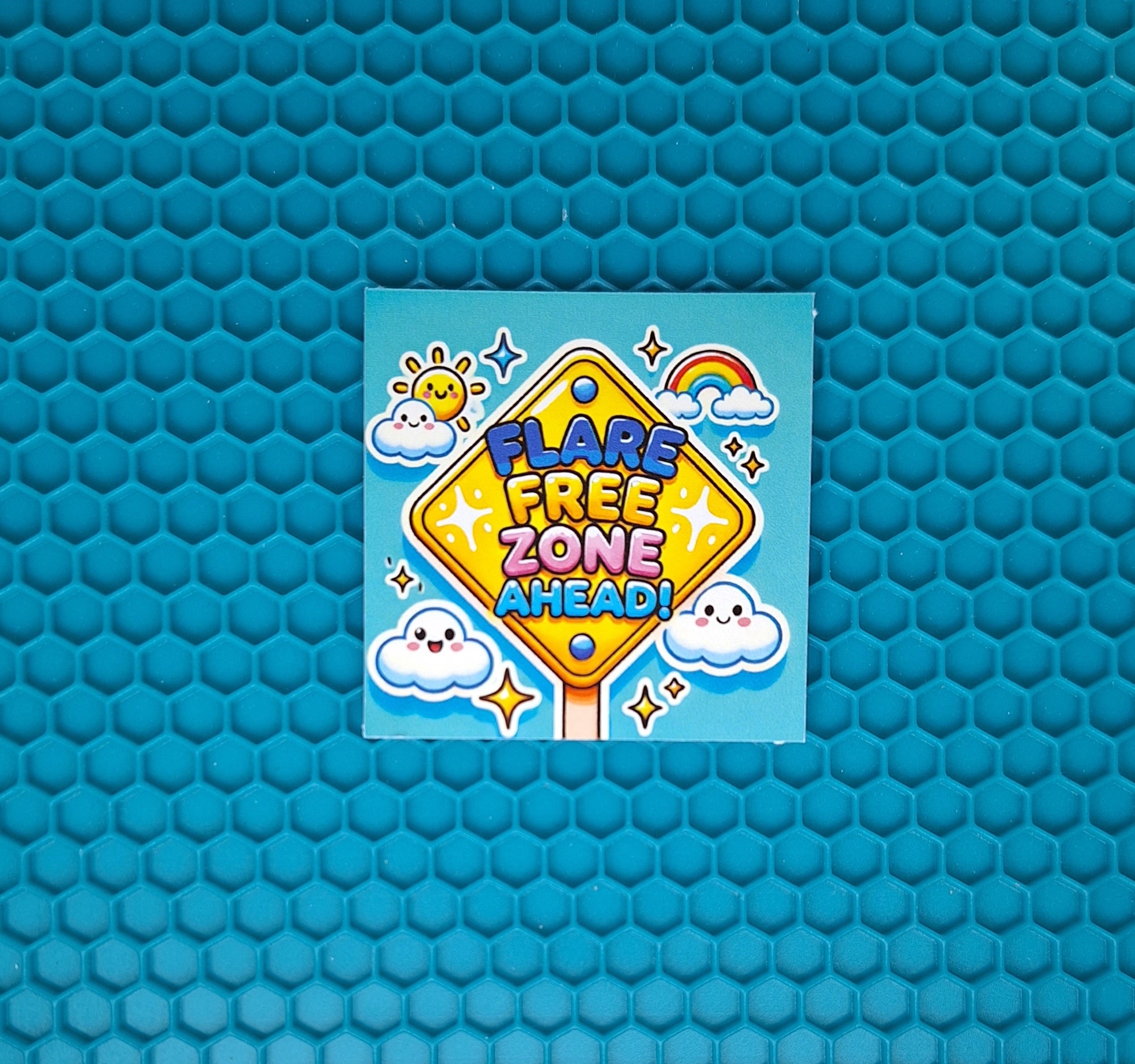 Flare Free Zone Sticker – Happi Skin