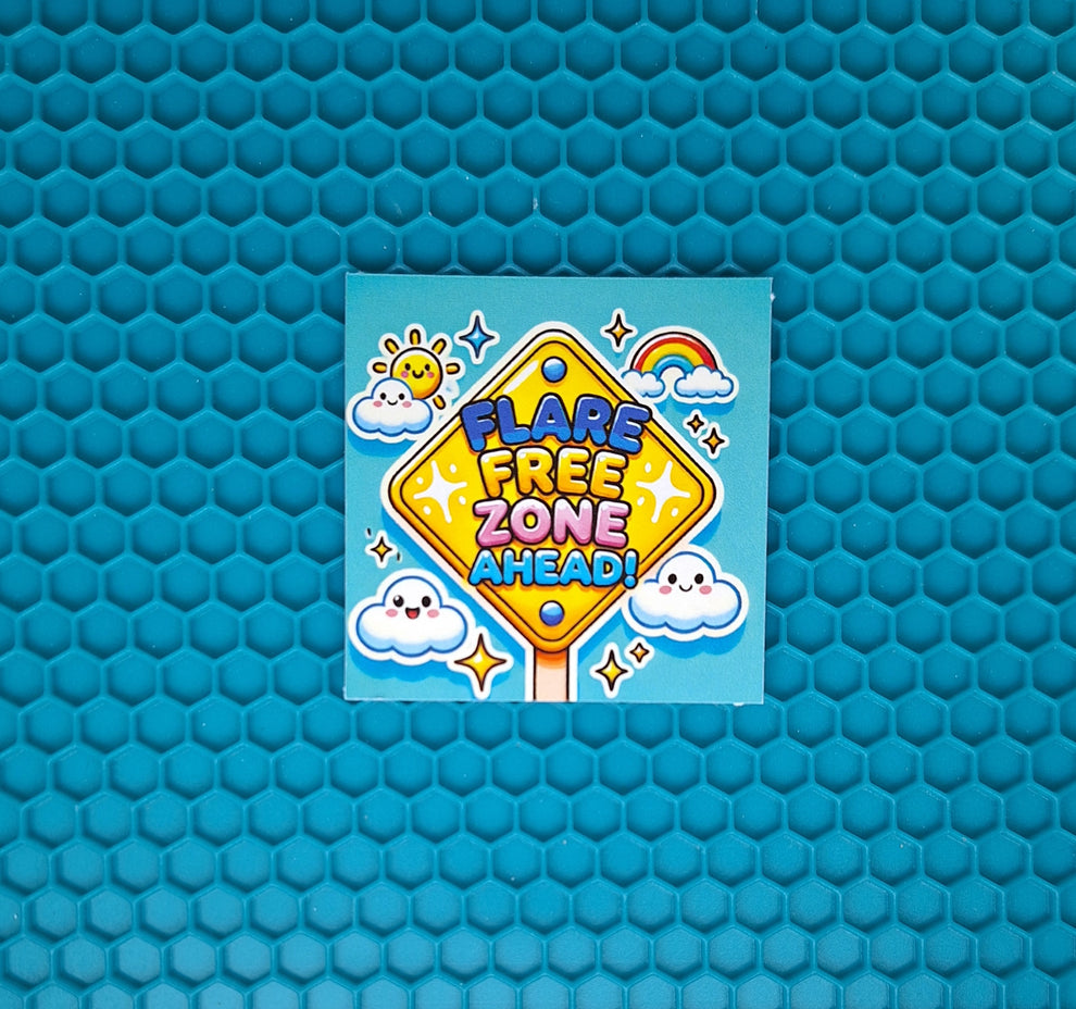 Flare Free Zone Sticker – Happi Skin